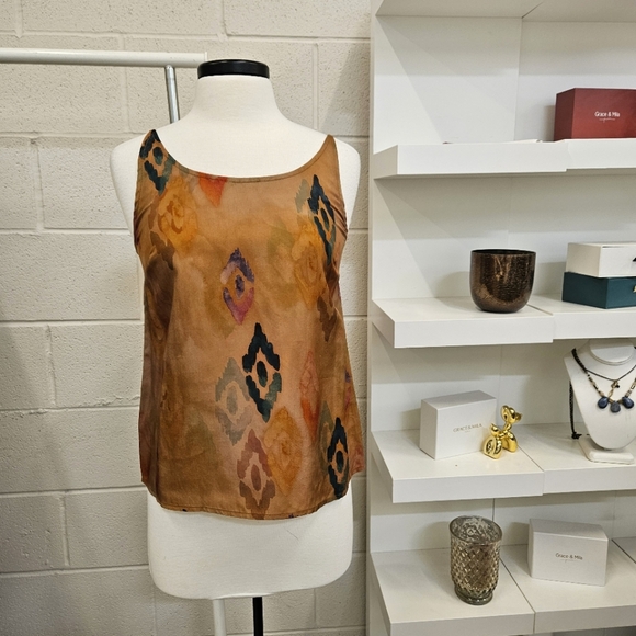 See U Soon | Tops | Ikat Batik Tank | Poshmark